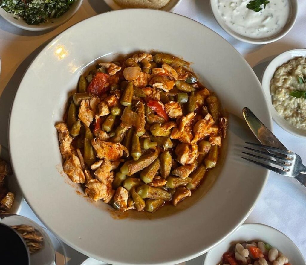 Okra Stew with Chicken – Artemis Mediterranean Bistro